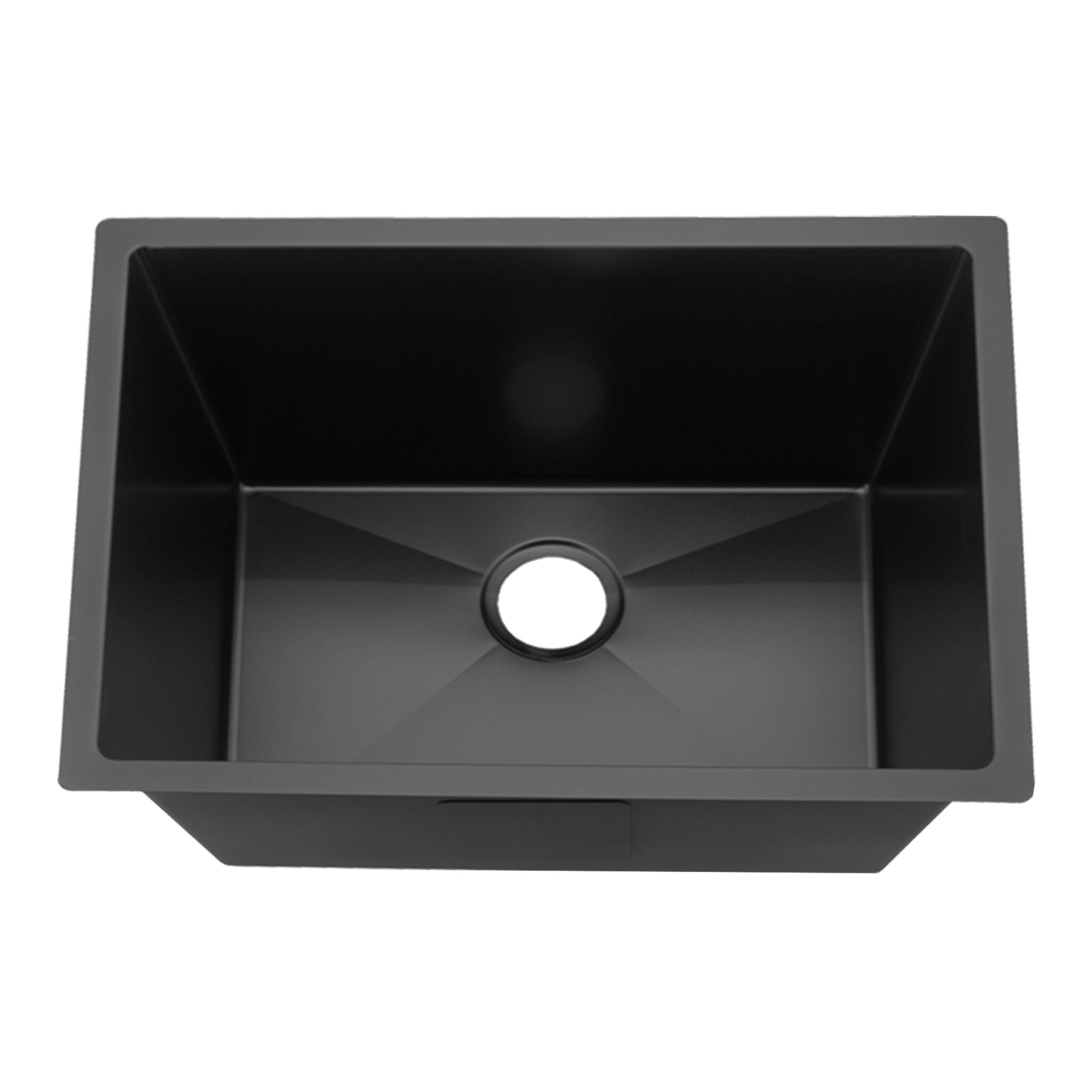Single Bowl (Kitchen Sink) (Nano Pearl Black Coating) - Fidelis Singapore