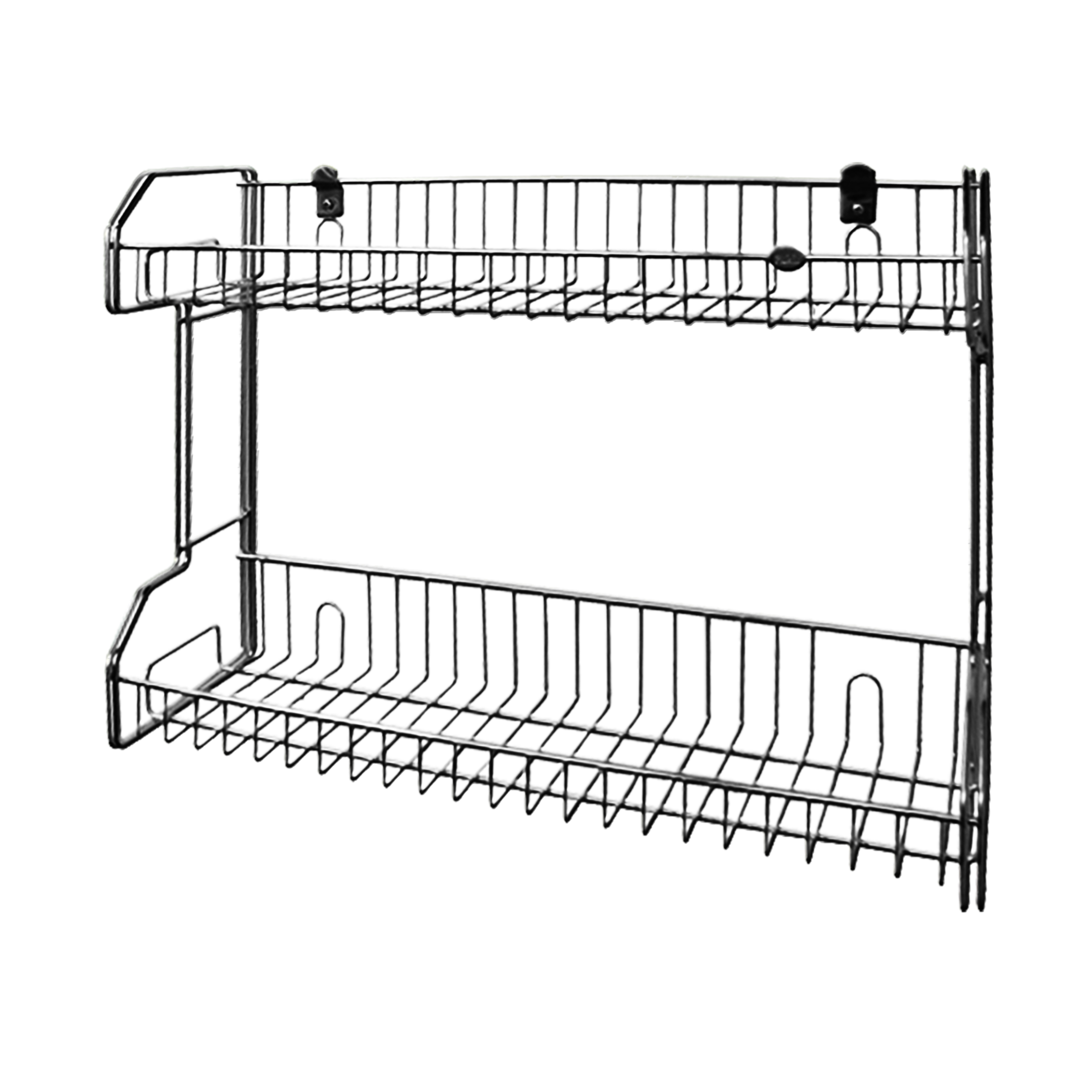 2-Tier Rectangular Rack Wireware (Wall Mount) - Fidelis Singapore