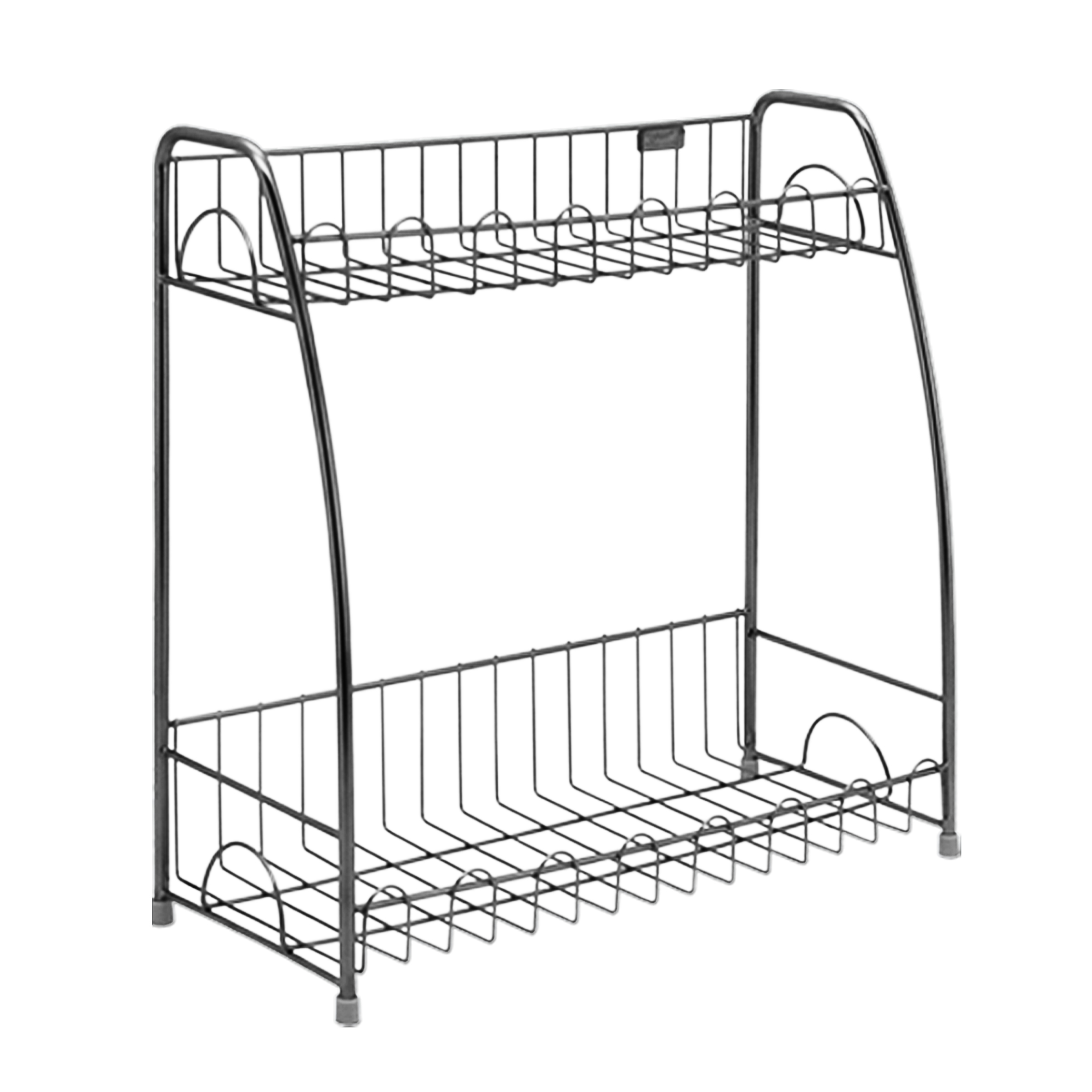 2 Tiers Wireware Rack (Free Stand)(#304 Stainless Steel) - Fidelis ...