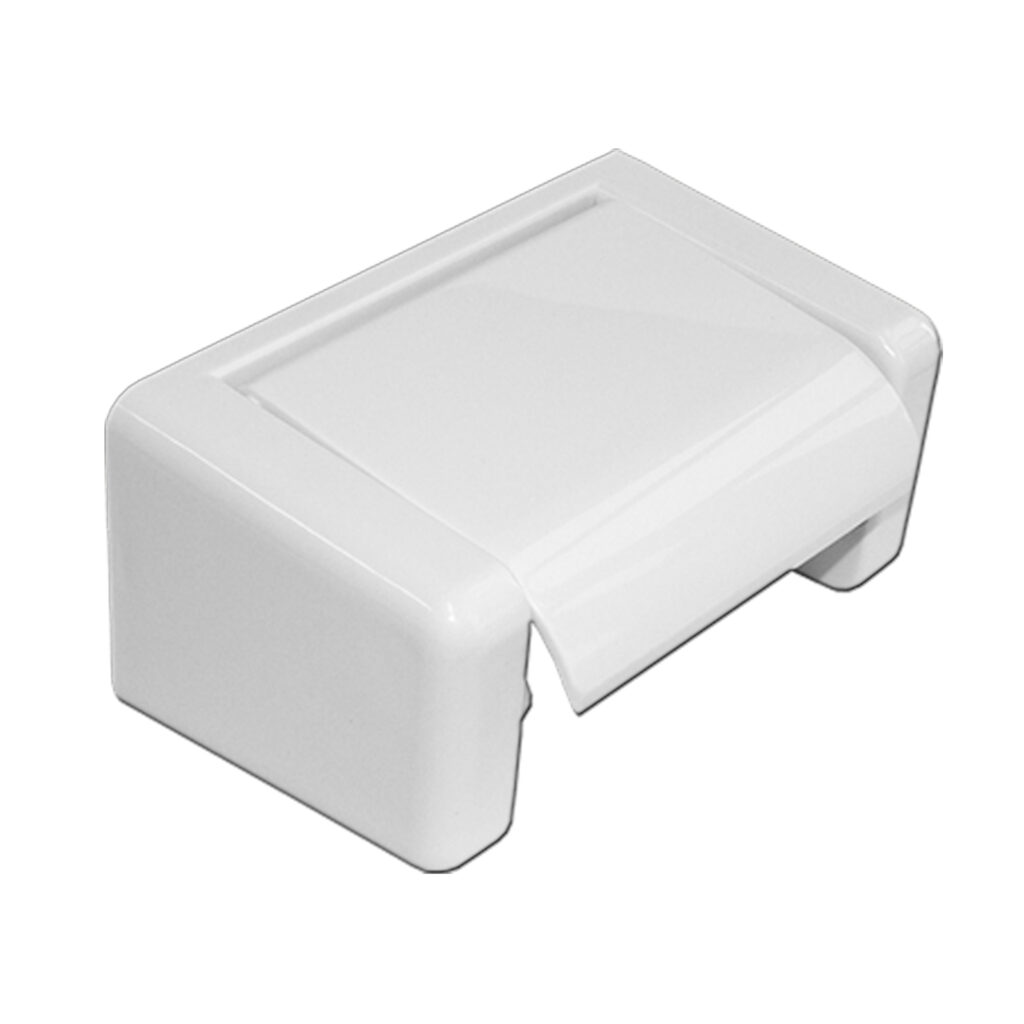 Single Roll Paper Holder (Flipper Arm x 2)(ABS) - Fidelis Singapore