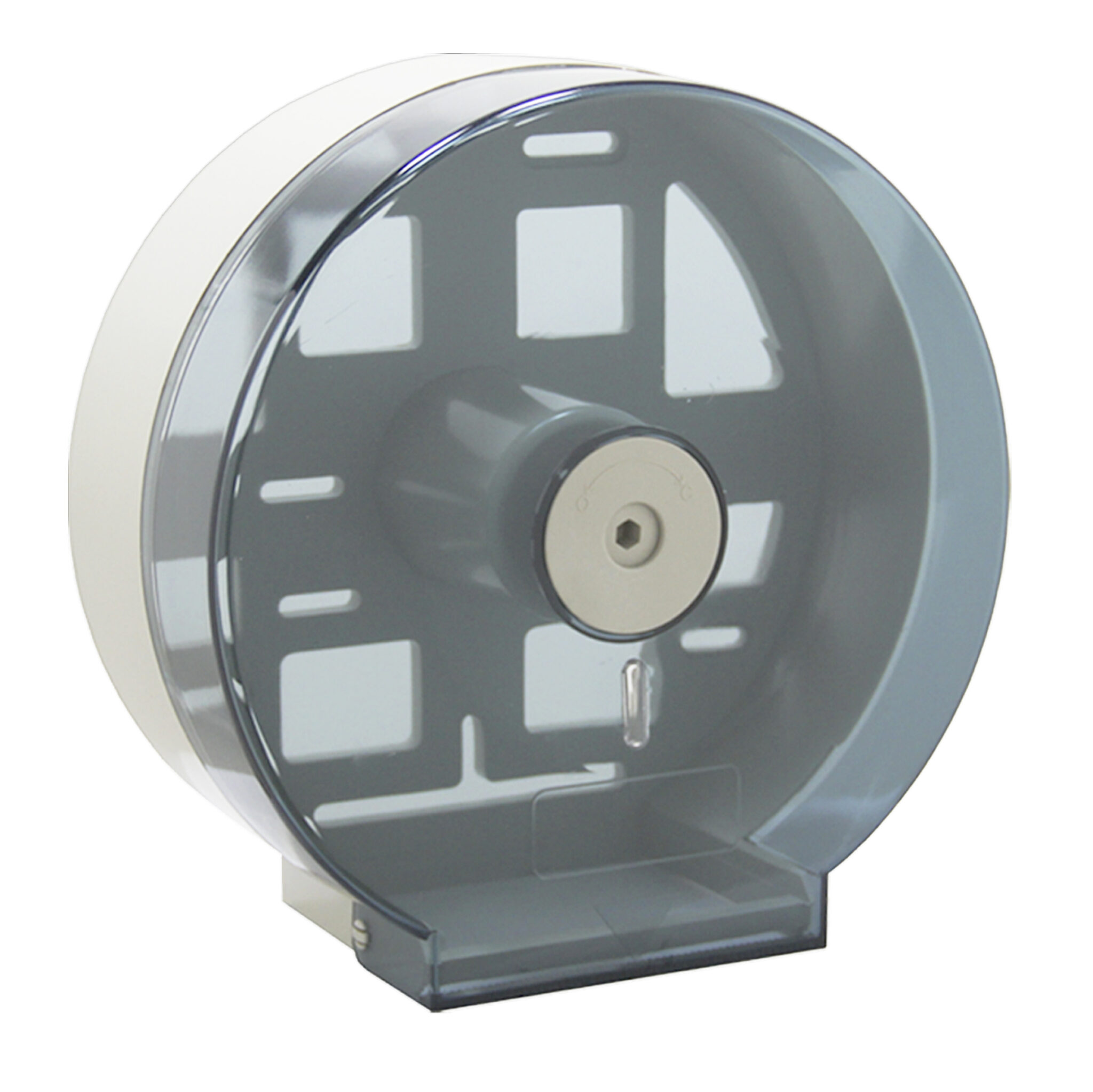 Jumbo Roll Paper Dispenser (ABS Back with Acrylic Translucent Tinted ...