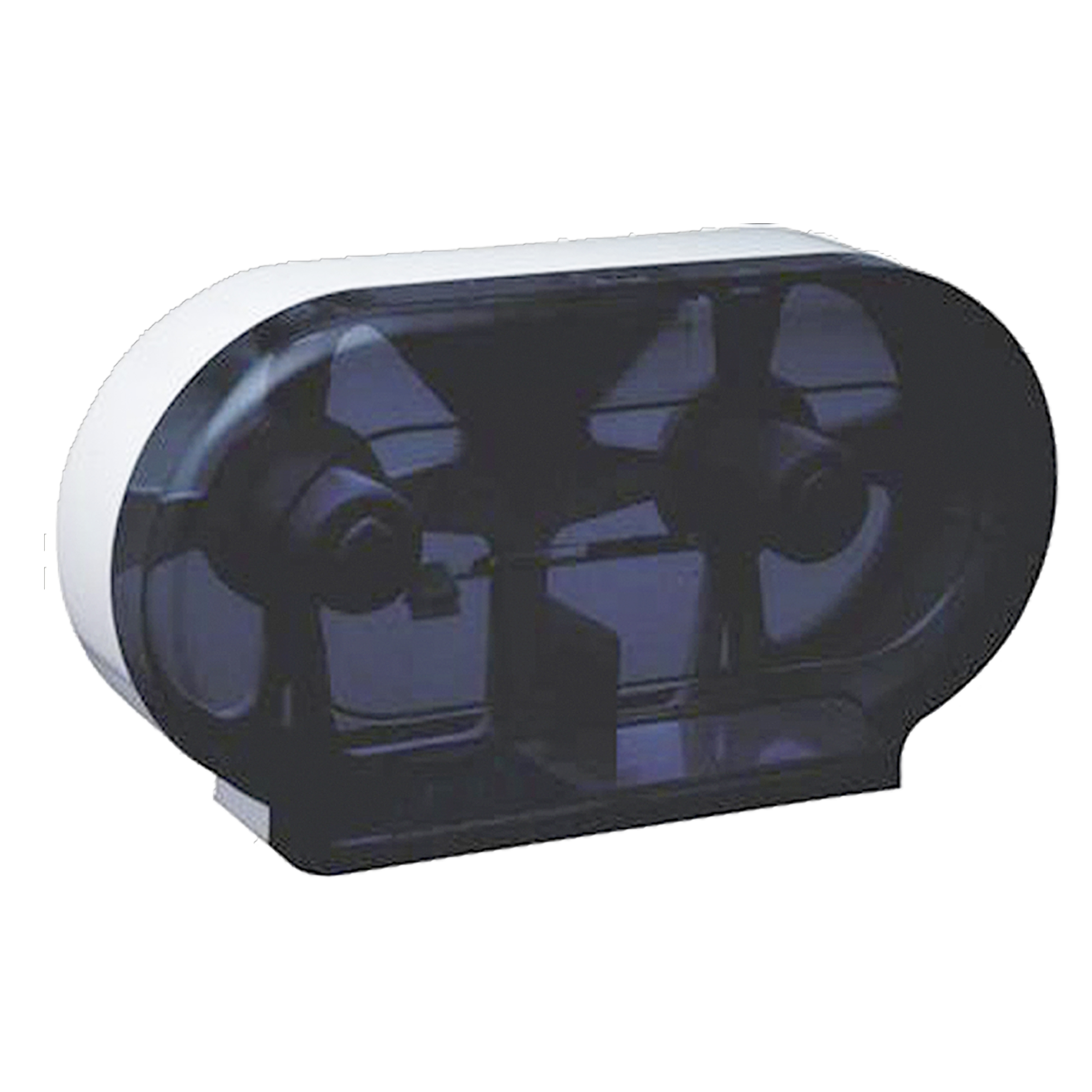 Double Jumbo Roll Paper Dispenser (ABS Back Translucent Front ...