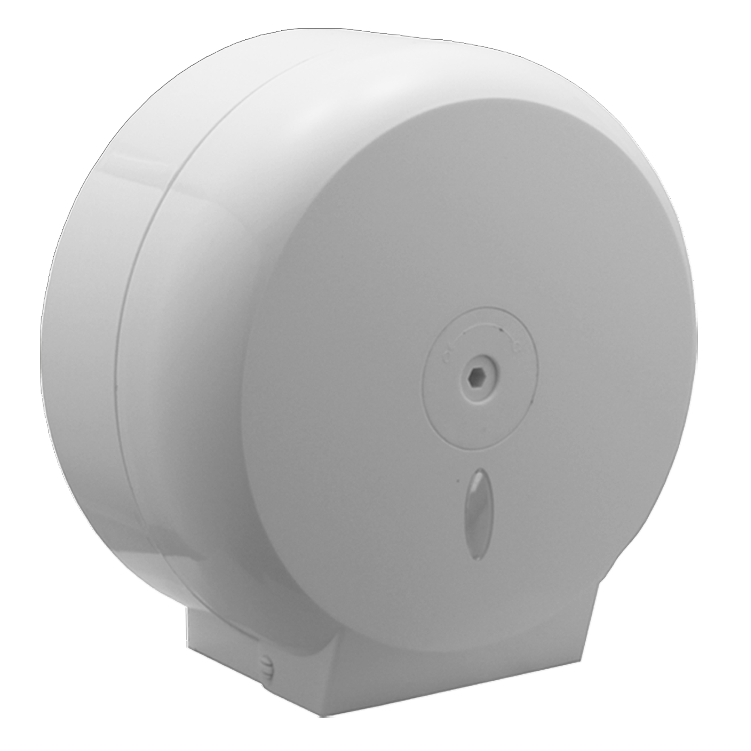 Jumbo Roll Paper Dispenser (ABS Opaque White - Fidelis Singapore